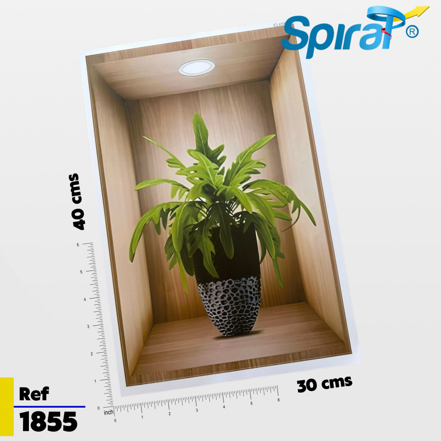 Sticker Tipo Cuadro Decorativo 3 D ( Paquete X 3 Unidades - 30 X 40 Ctms